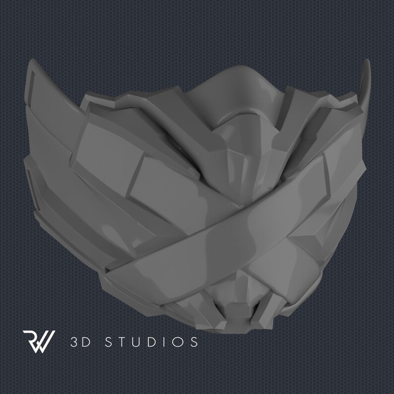 MK11 Ermac Mask - STL File - Etsy