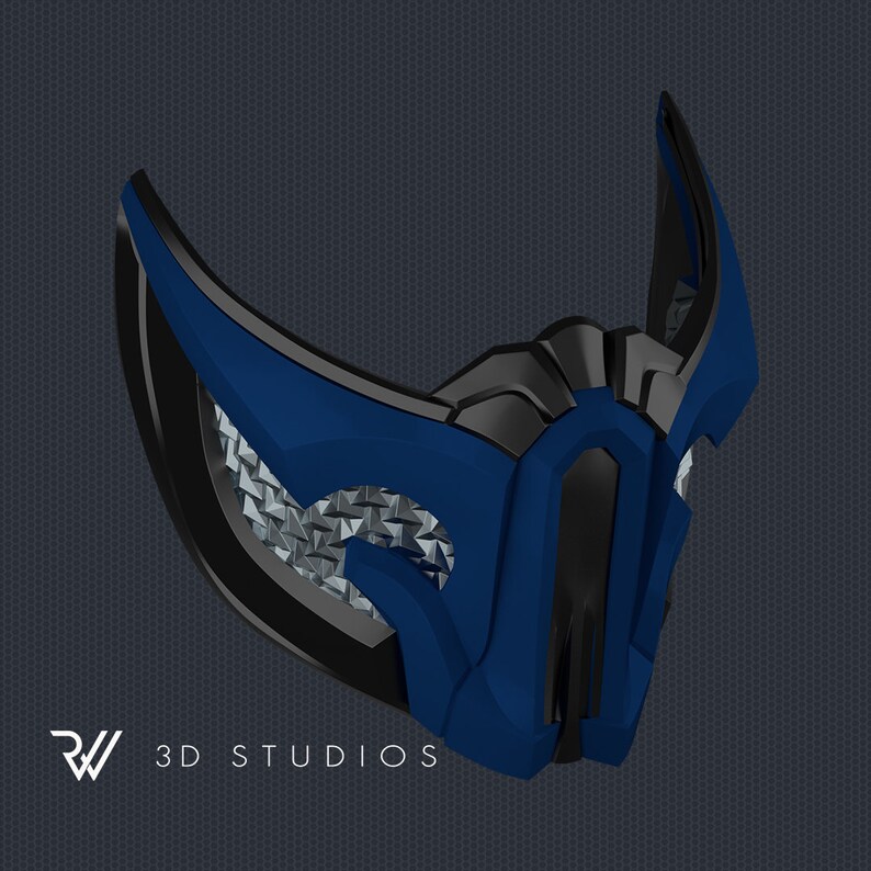 MK11 Sub-Zero Mask V1 Archivo STL - Etsy España