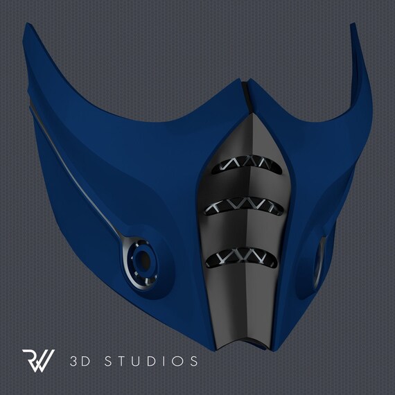 MK11 Sub-Zero Mask V5 STL File | Etsy