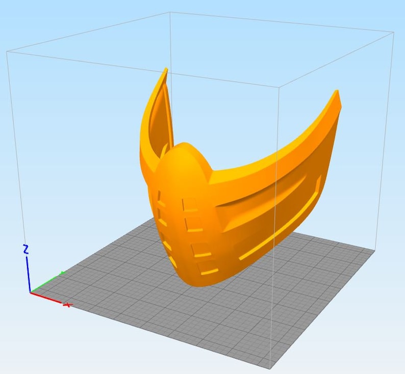 MK11 Rain Klassic Mask STL File | Etsy