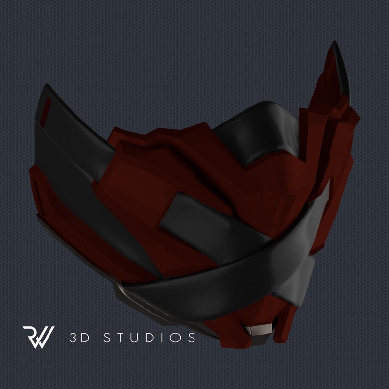 MK11 Ermac Mask STL File | Etsy