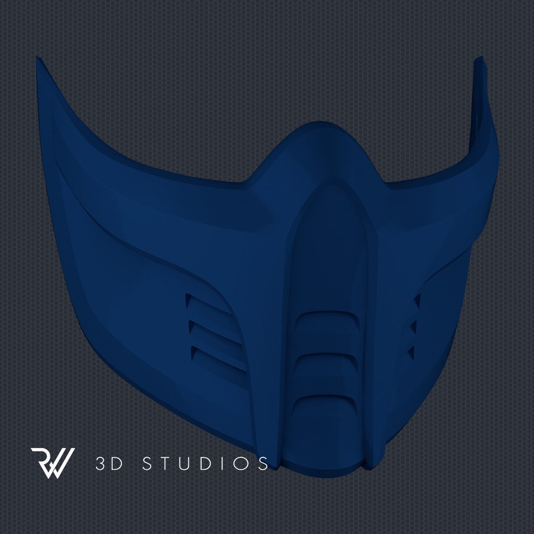 MK11 Sub-zero Mask V4 STL File - Etsy
