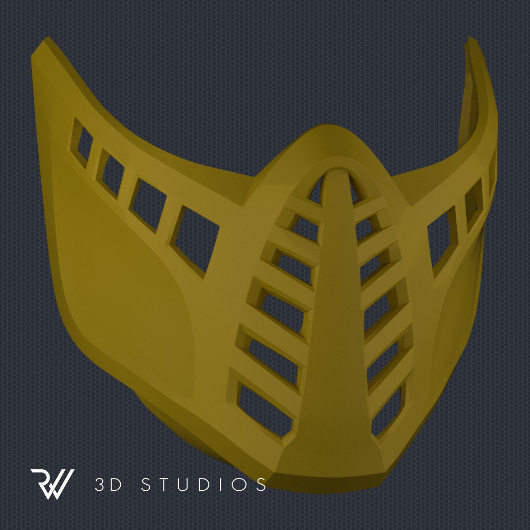 MK11 Scorpion Klassic Mask - STL File - Etsy