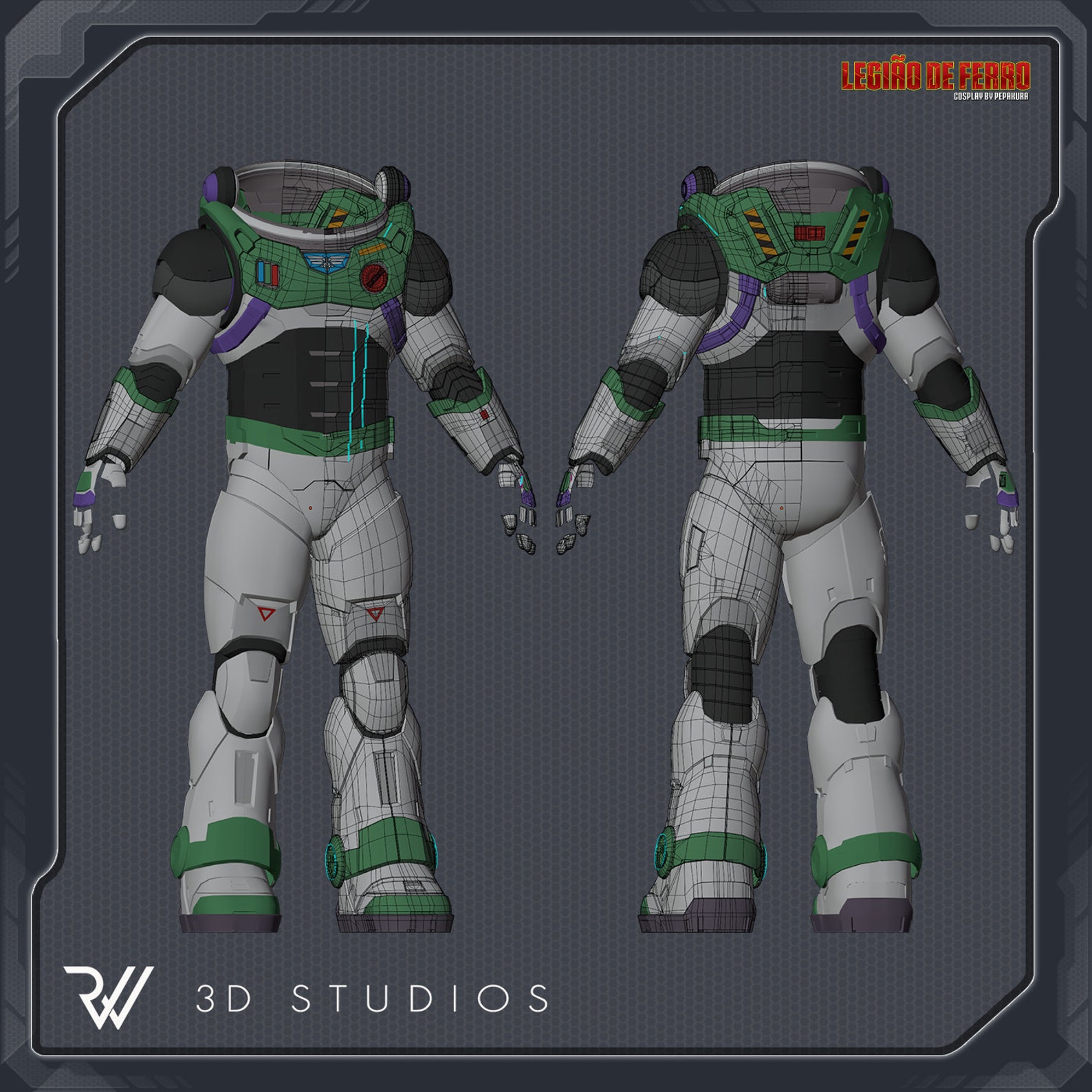 Buzz Lightyear Pepakura File DIY Pattern - Etsy Ireland