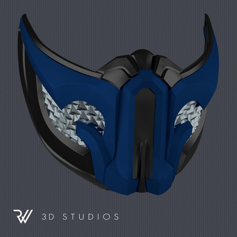 MK11 Sub-Zero Mask V1 STL File | Etsy