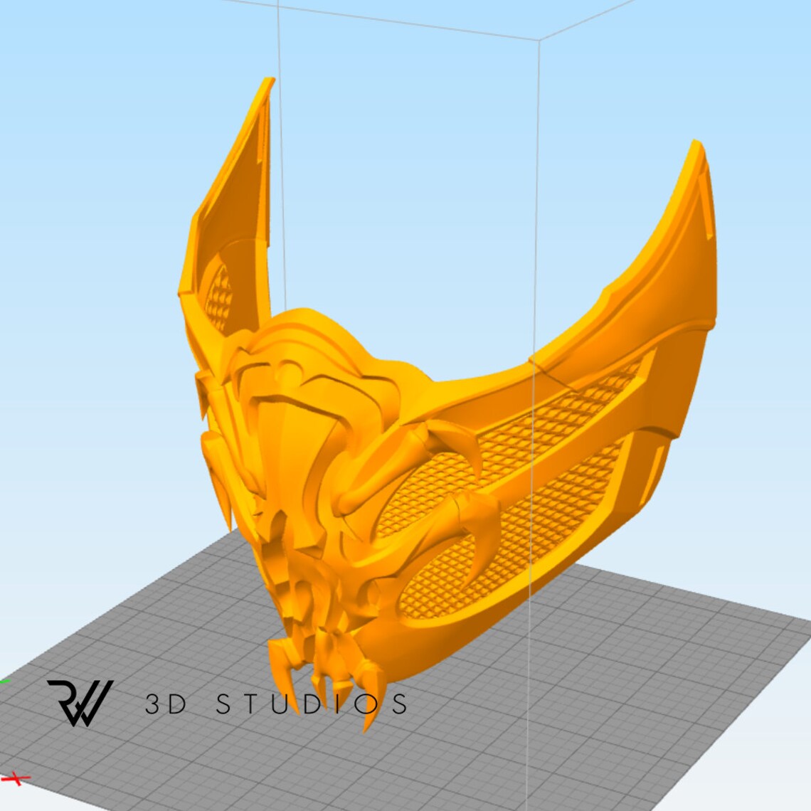 MK11 Aftermath Scorpion Mask STL File - Etsy Canada