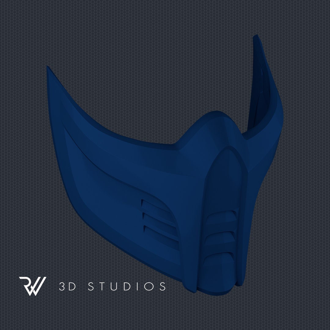 MK11 Sub-zero Mask V4 STL File - Etsy