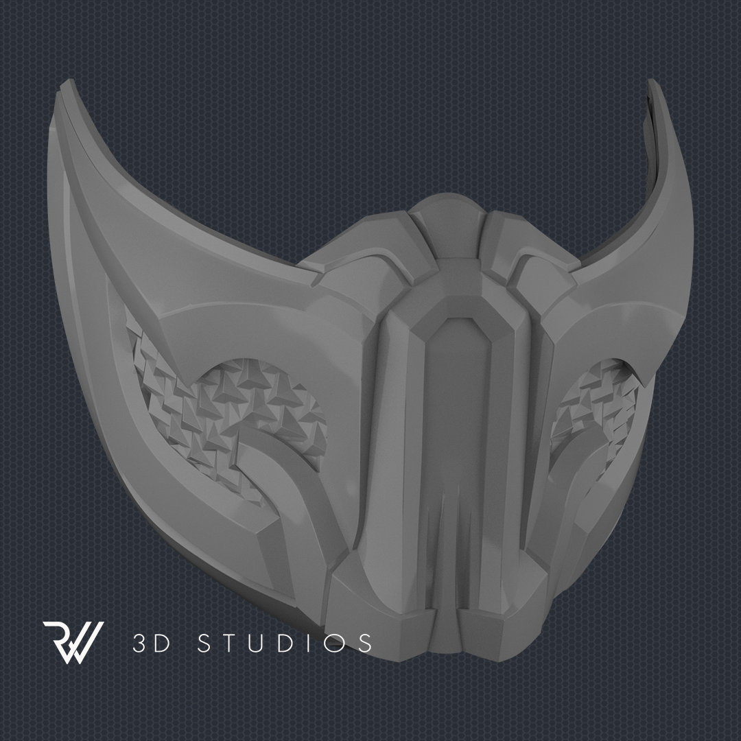 MK11 Sub-Zero Mask V1 Archivo STL | Etsy