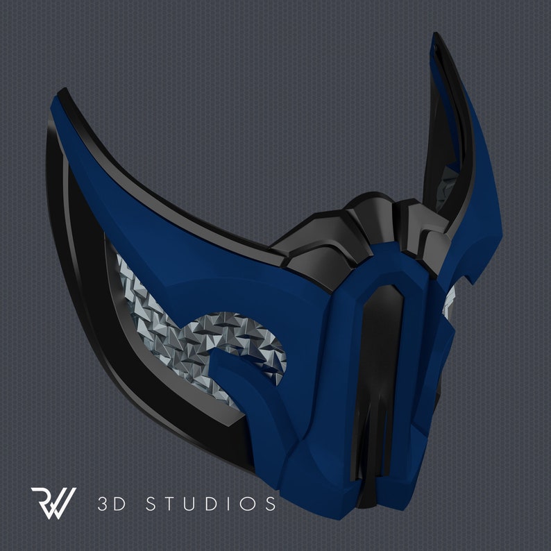 MK11 Sub-Zero Mask V1 STL File | Etsy