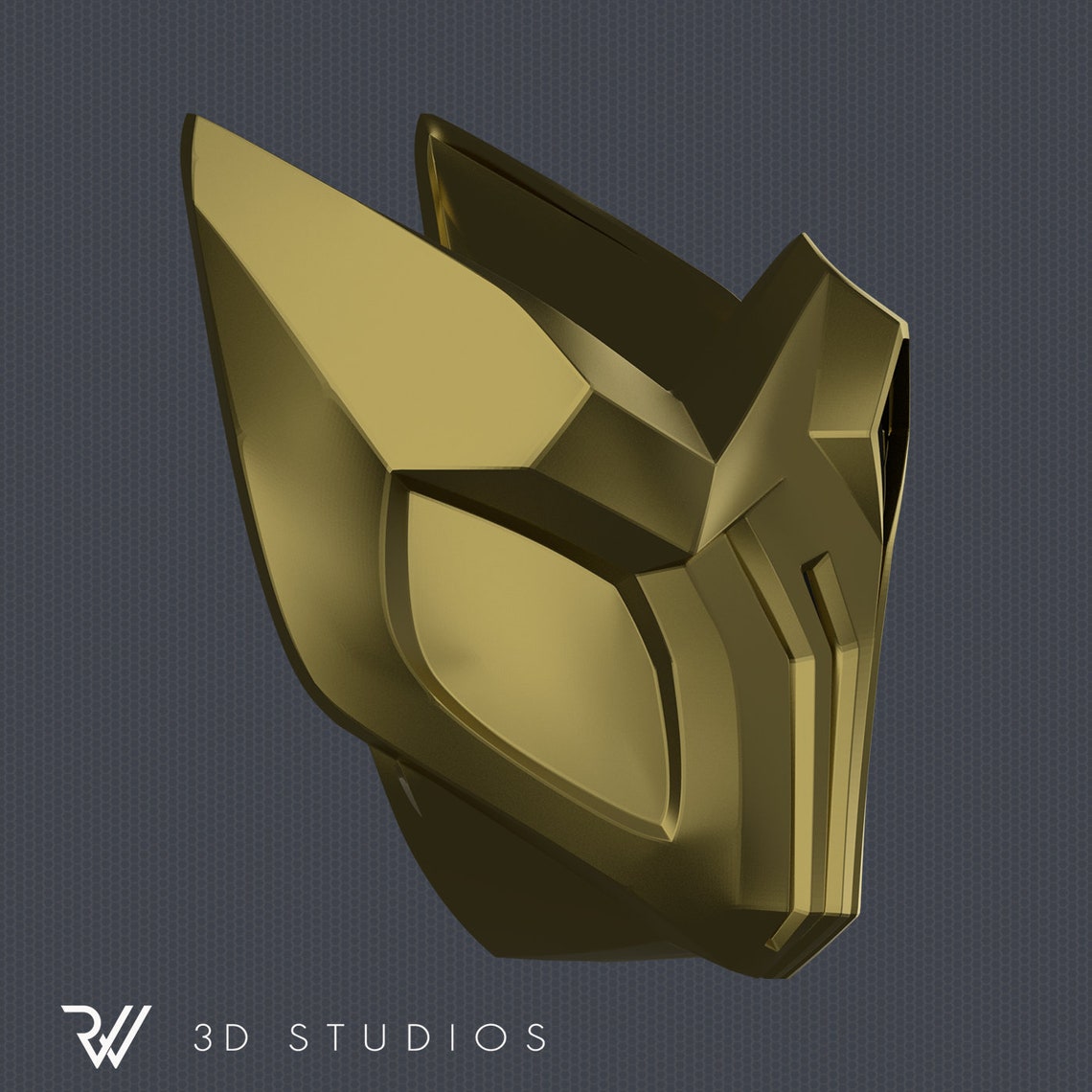 MK11 Scorpion Mask V2 STL File - Etsy
