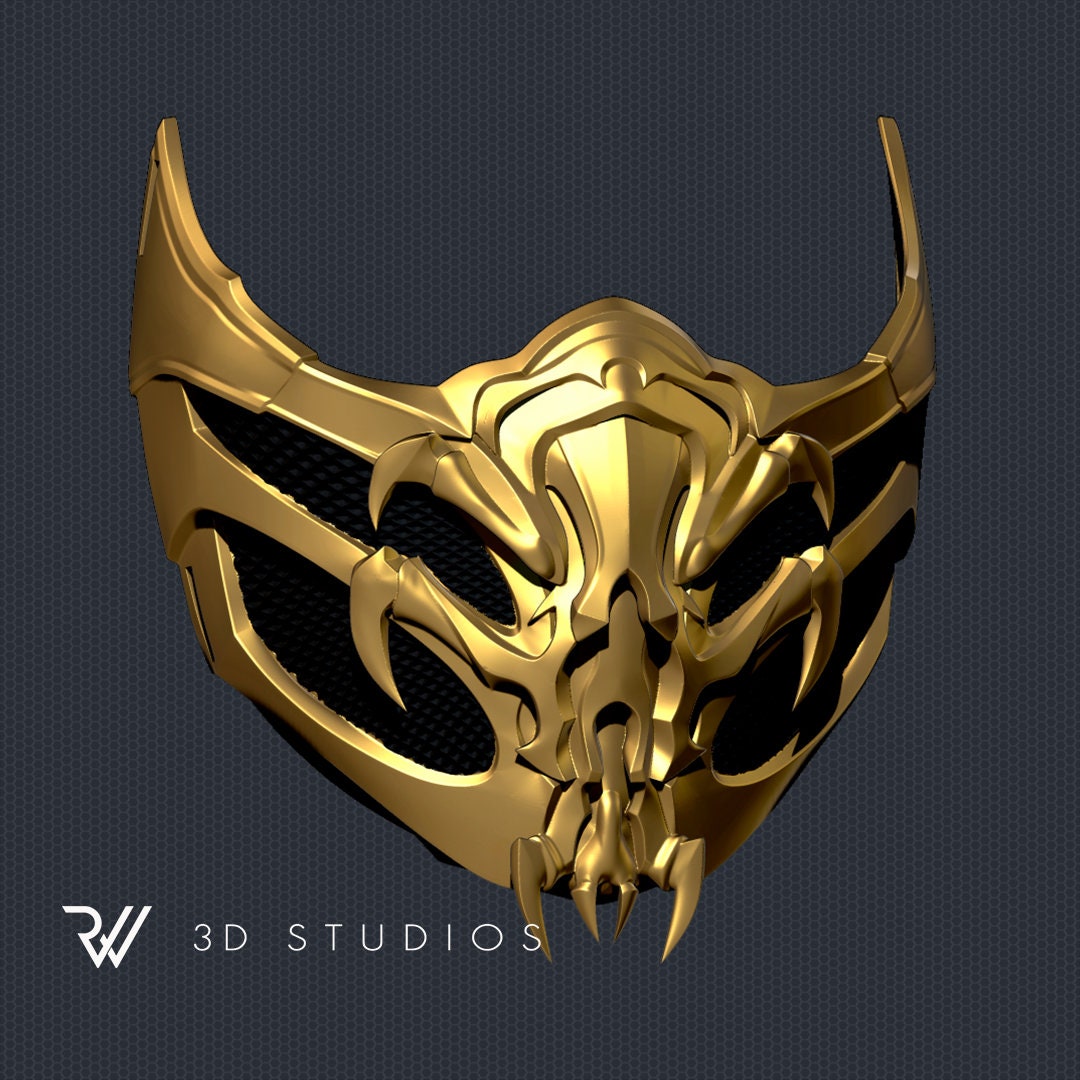 MK11 Aftermath Scorpion Mask STL File - Etsy UK