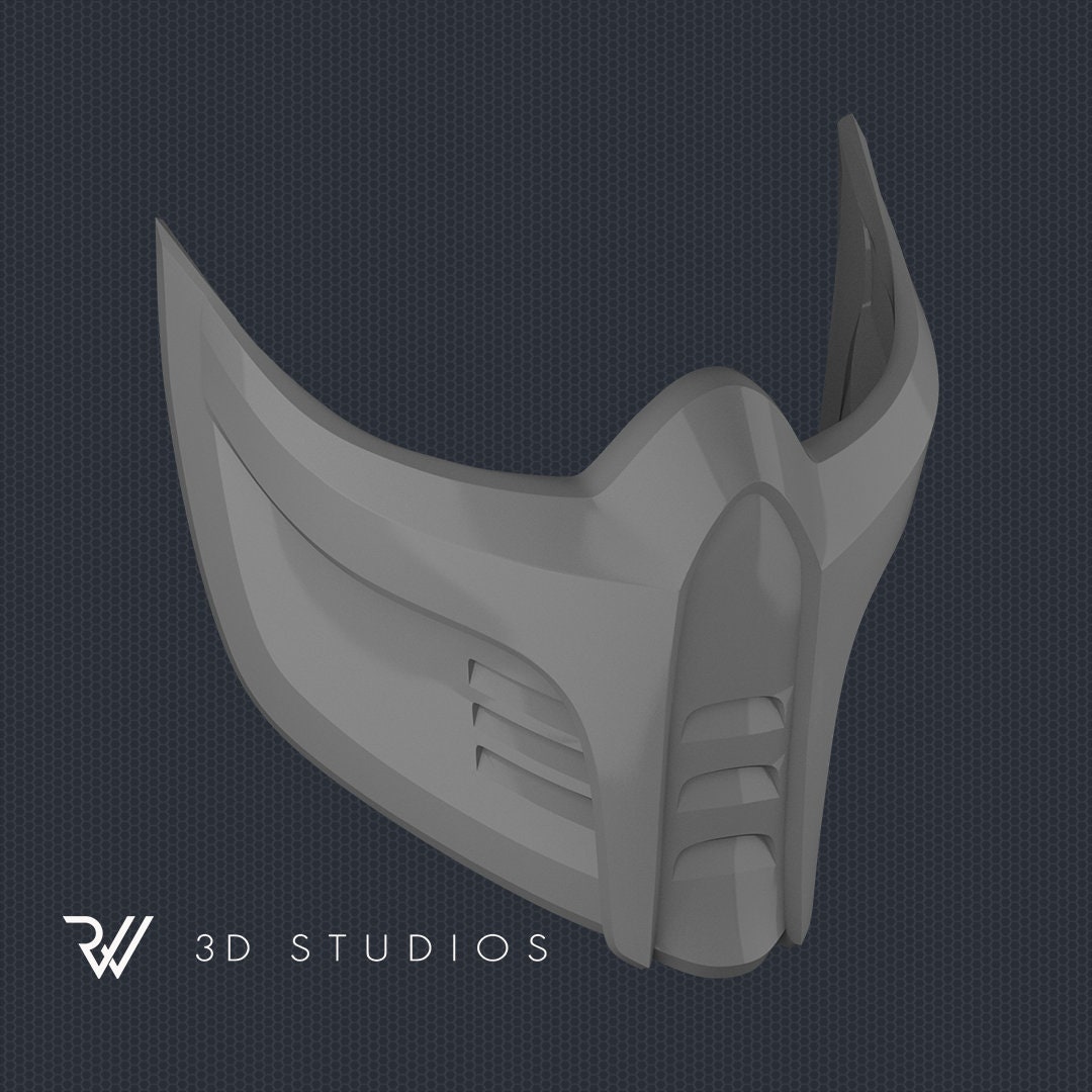 MK11 Sub-zero Mask V4 STL File | Etsy