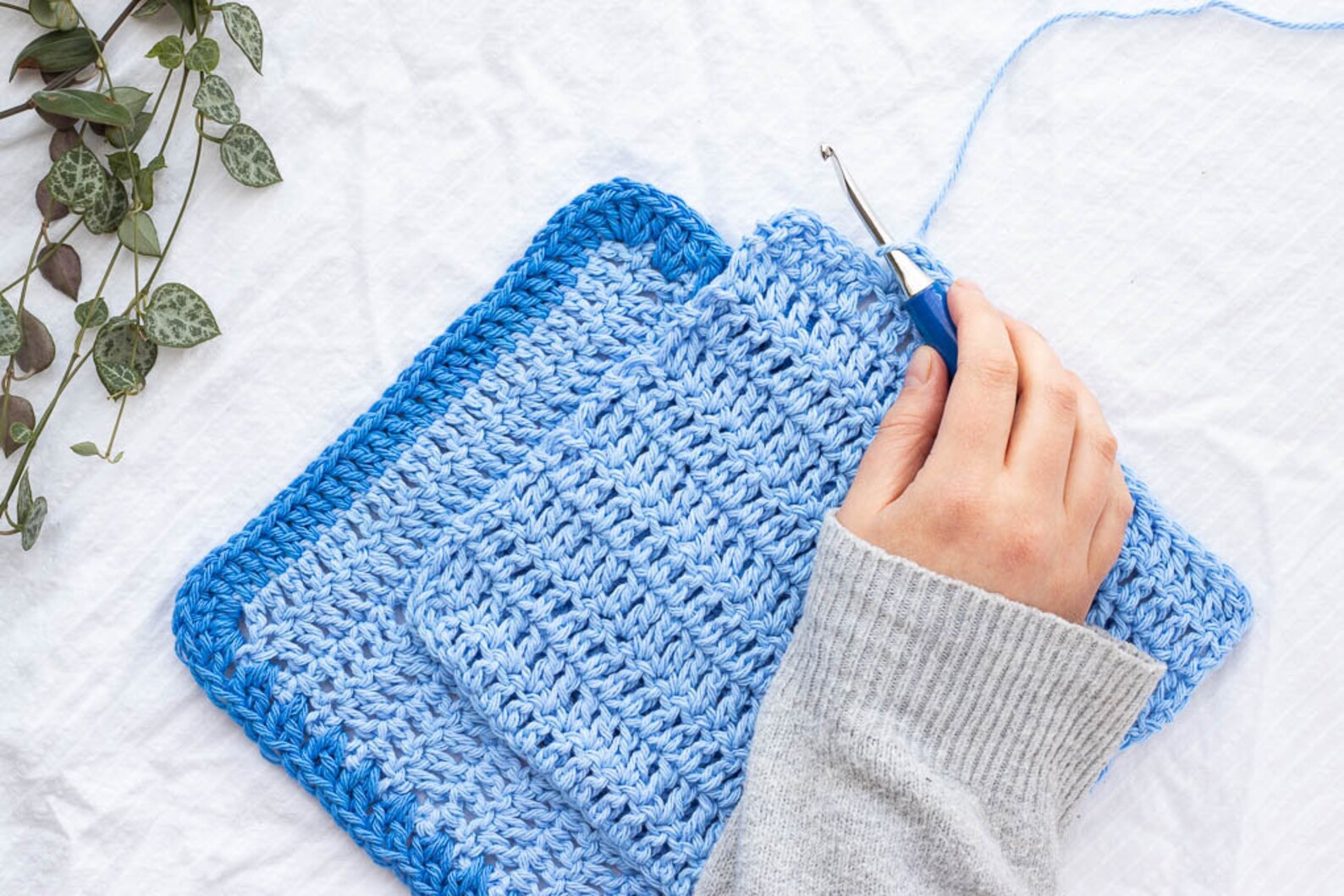 CROCHET PATTERN Double Crochet Dishcloth (printable PDF) | Beginner ...