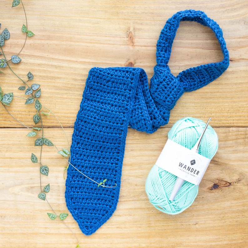 CROCHET PATTERN Men's Necktie (printable PDF) | Crochet Neck Tie ...