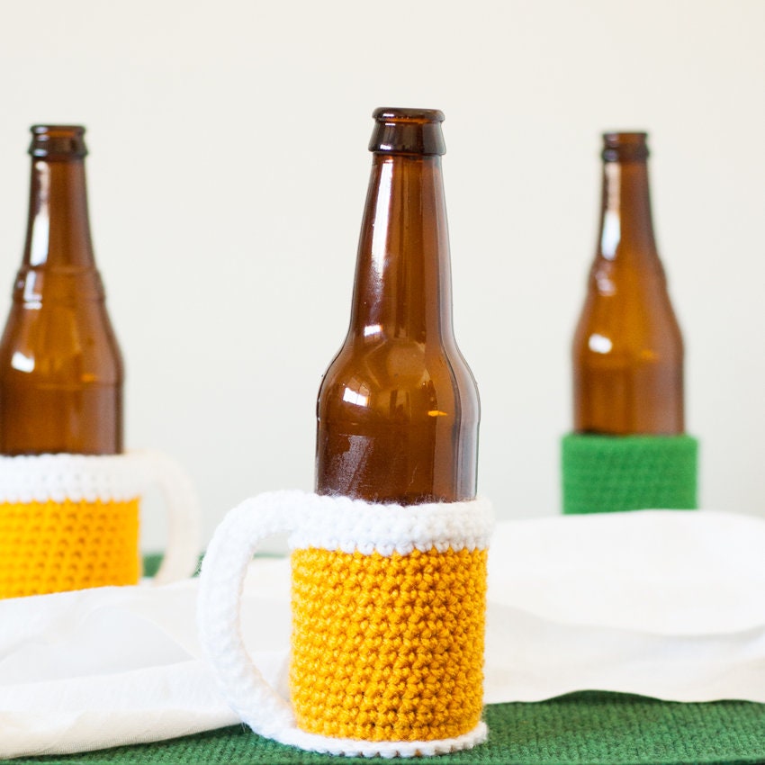Beer Mug Beer Cozy Crochet Pattern - Printable PDF - Etsy
