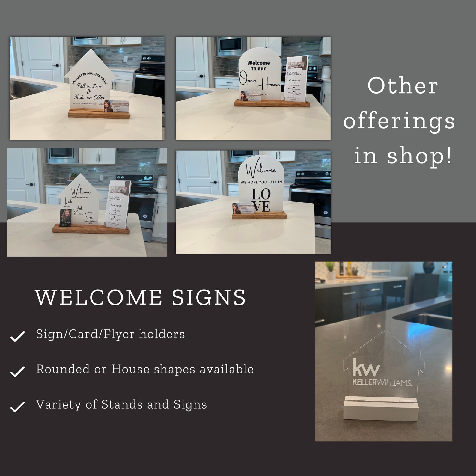 Open House Realtor Display for Agent Open House Real Estate Stand for ...