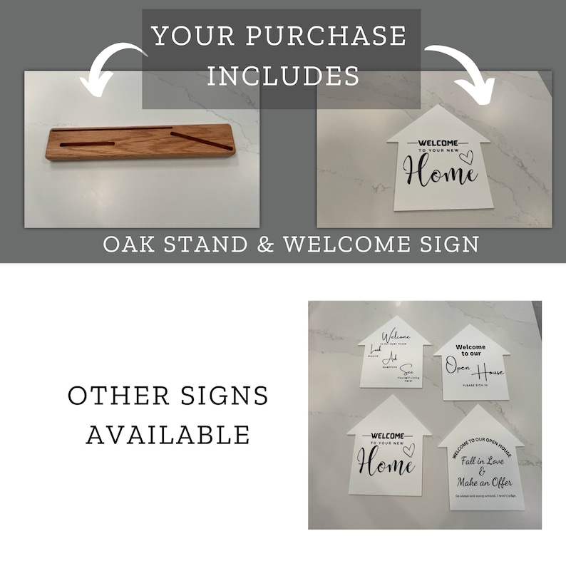 Open House Realtor Display for Agent Open House Real Estate - Etsy