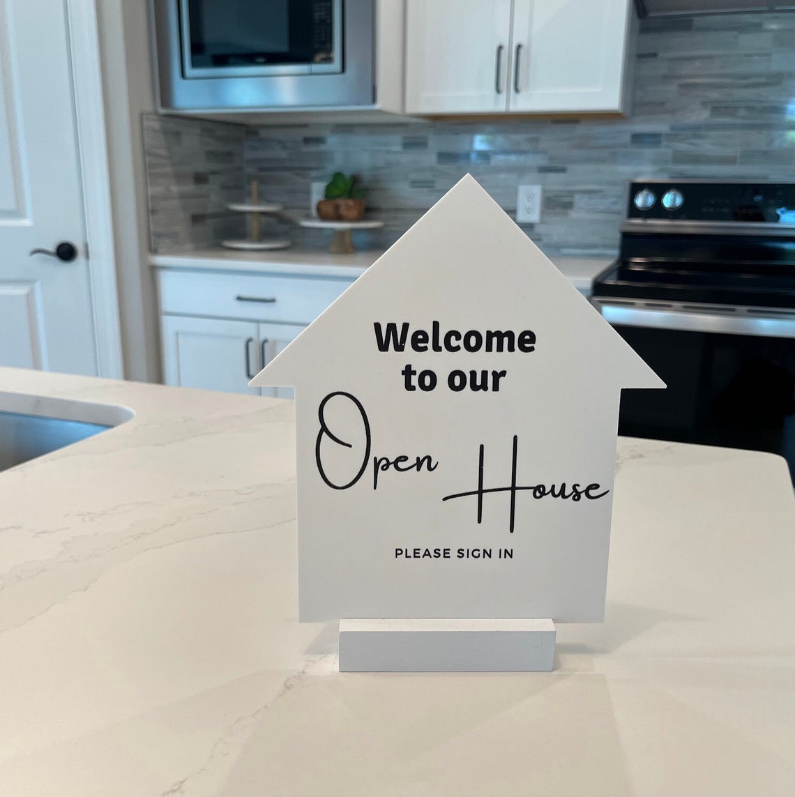Open House Sign Welcome Sign for Realtors Welcome to Open House Sign ...