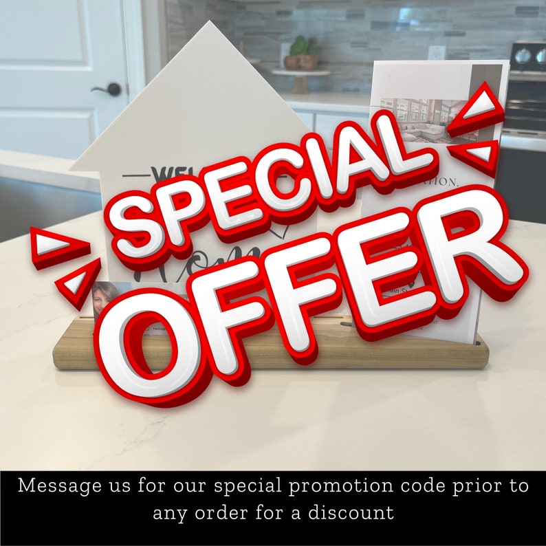 Open House Realtor Display for Agent Open House Real Estate - Etsy