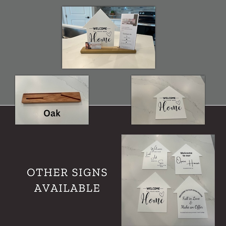 Open House Realtor Display for Agent Open House Real Estate - Etsy