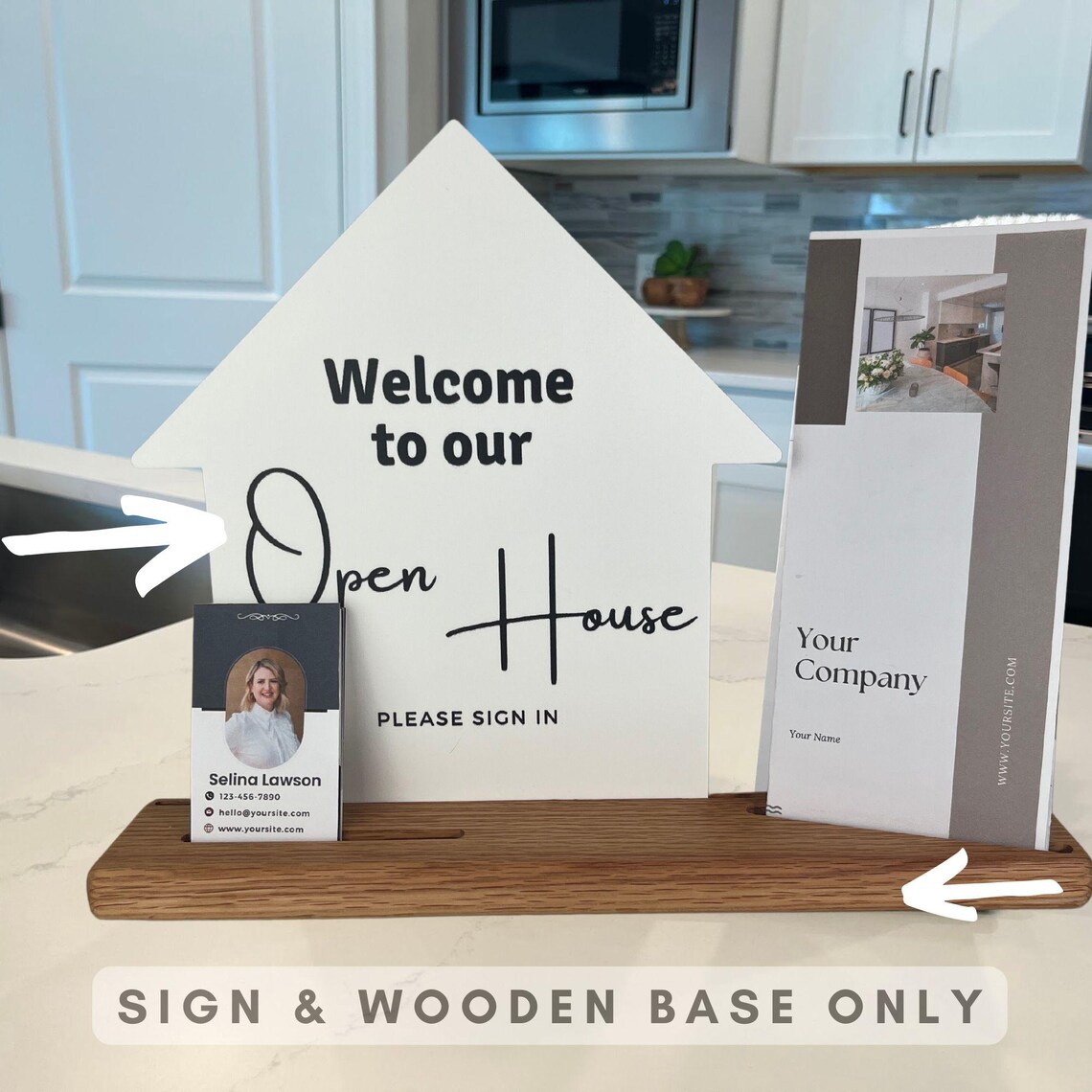 Open House Realtor Display for Agent Open House Real Estate Stand for ...