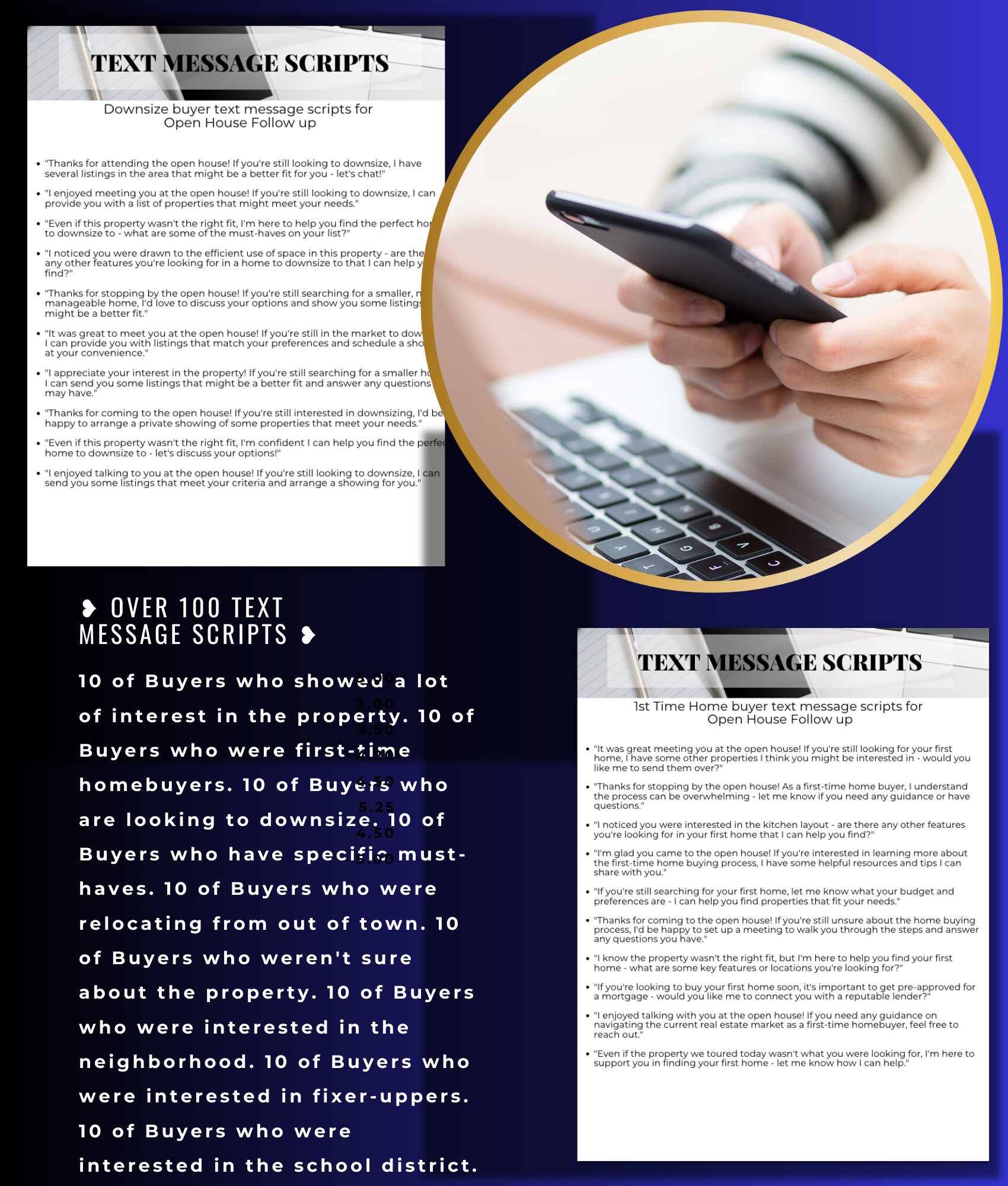 Open House Follow-up Text Message Scripts for Open House Scripts for Referral Template Real ...