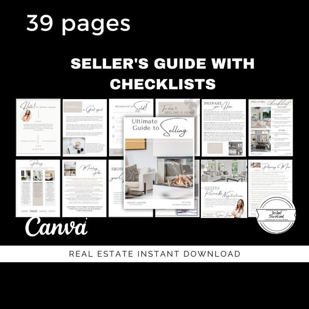 Seller's Guide and Checklist for Listings for Real Estate Agents Seller ...