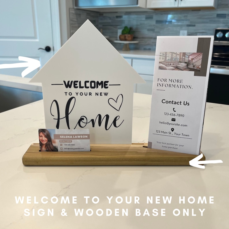Open House Realtor Display for Agent Open House Real Estate - Etsy