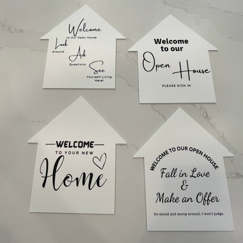 Open House Realtor Display for Agent Open House Real Estate - Etsy