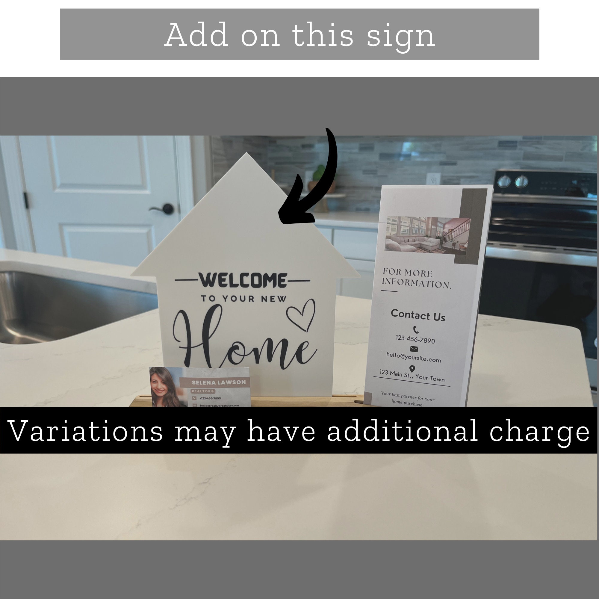 Open House Realtor Display for Agent Open House Real Estate Stand for ...