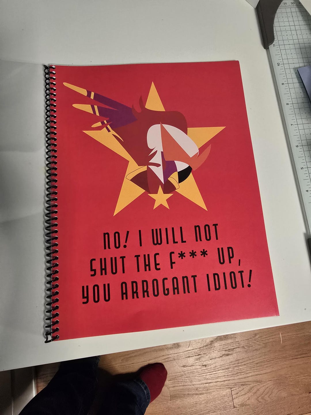 Vasago Shut up Notebook/sticker Book - Etsy