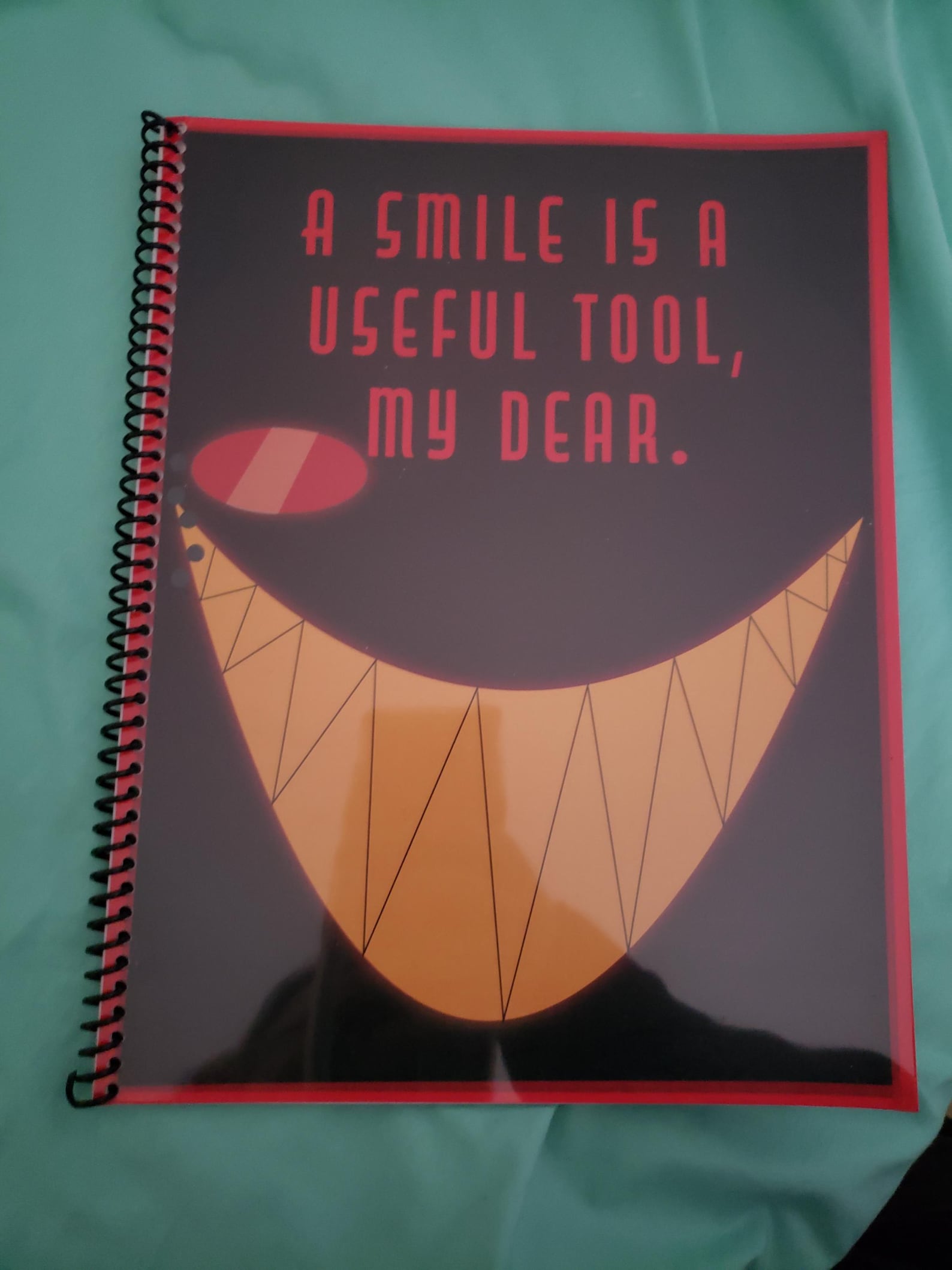 Alastor Smile Notebook/ Sticker Book - Etsy