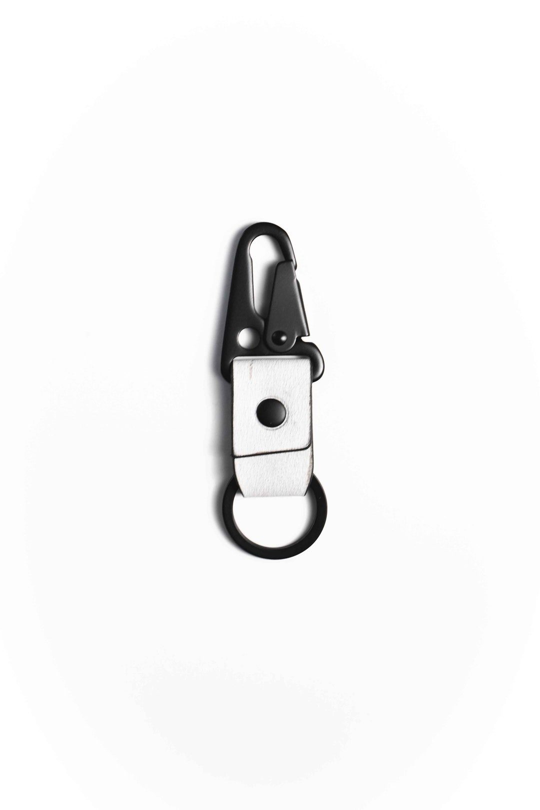 Ghost Leather Keychain With Lever Snap ,key Fob Keychain, Leather ...