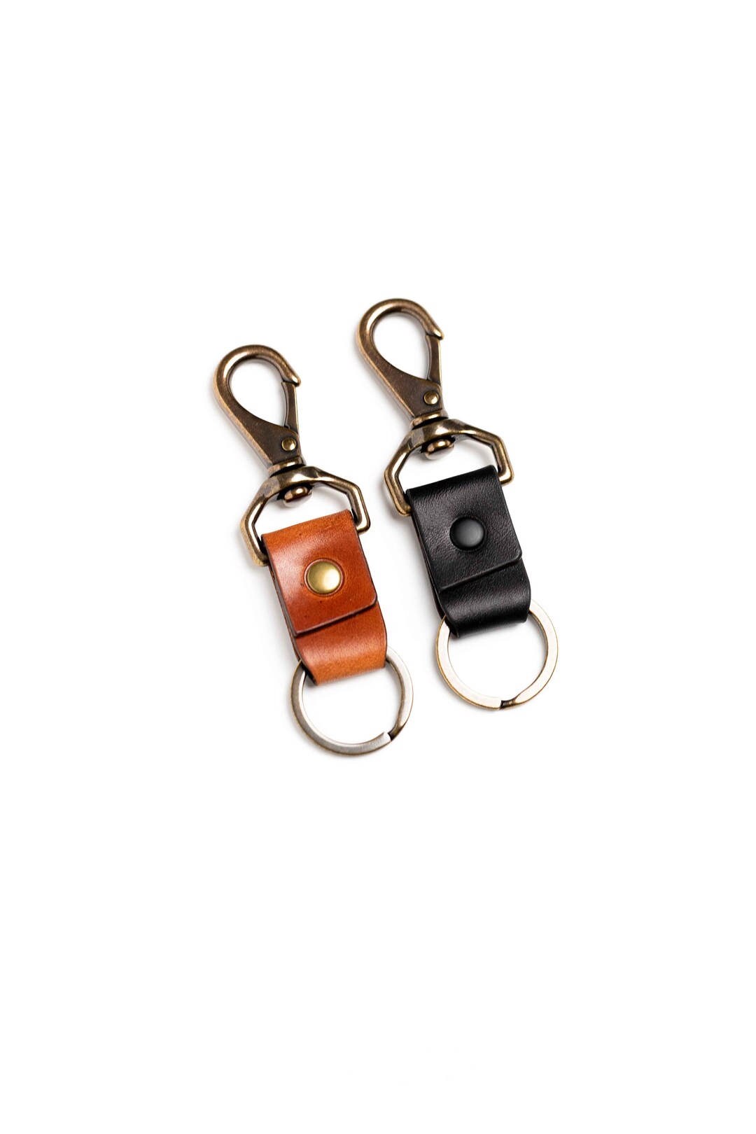 Swivel Lever Snap Keychain, Leather Keychain, EDC Keychain - Etsy