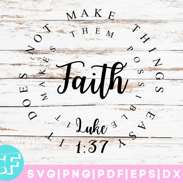 Luke 1 37 - Etsy