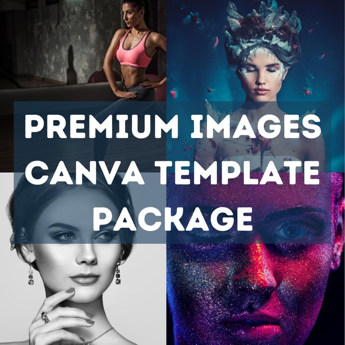 Premium Images Canva Template Package for Social Media, Digital ...