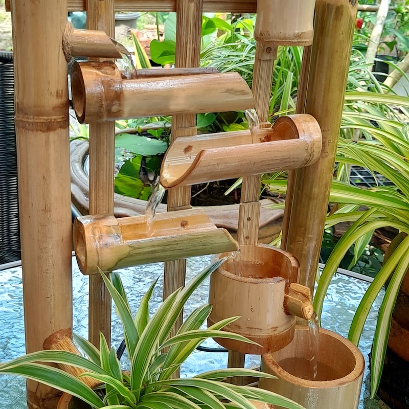 Bamboo Water Fountains Outdoor - Etsy