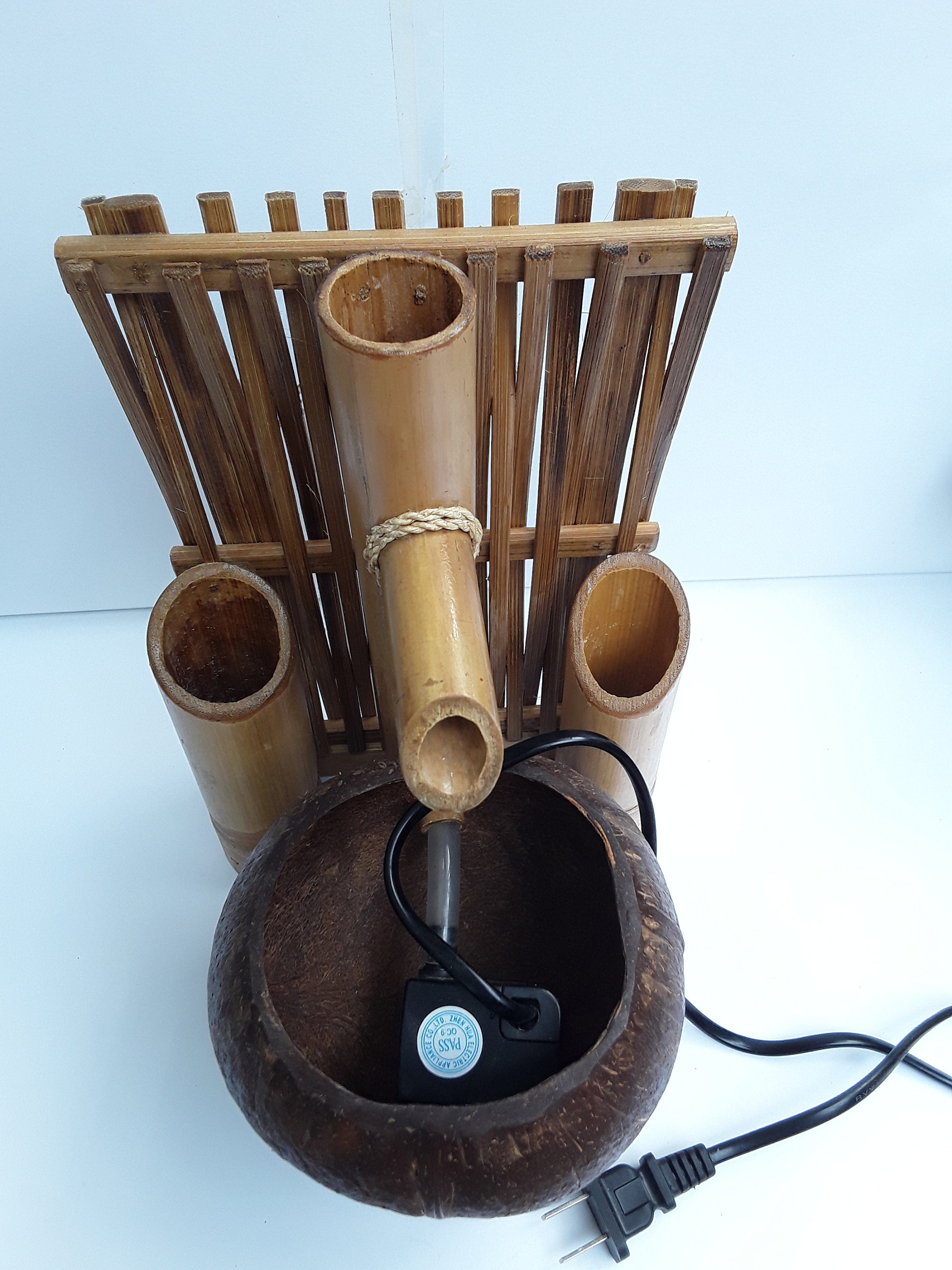 Table Top Water Fountain Back Wall Stylemini Fountainindoor | Etsy