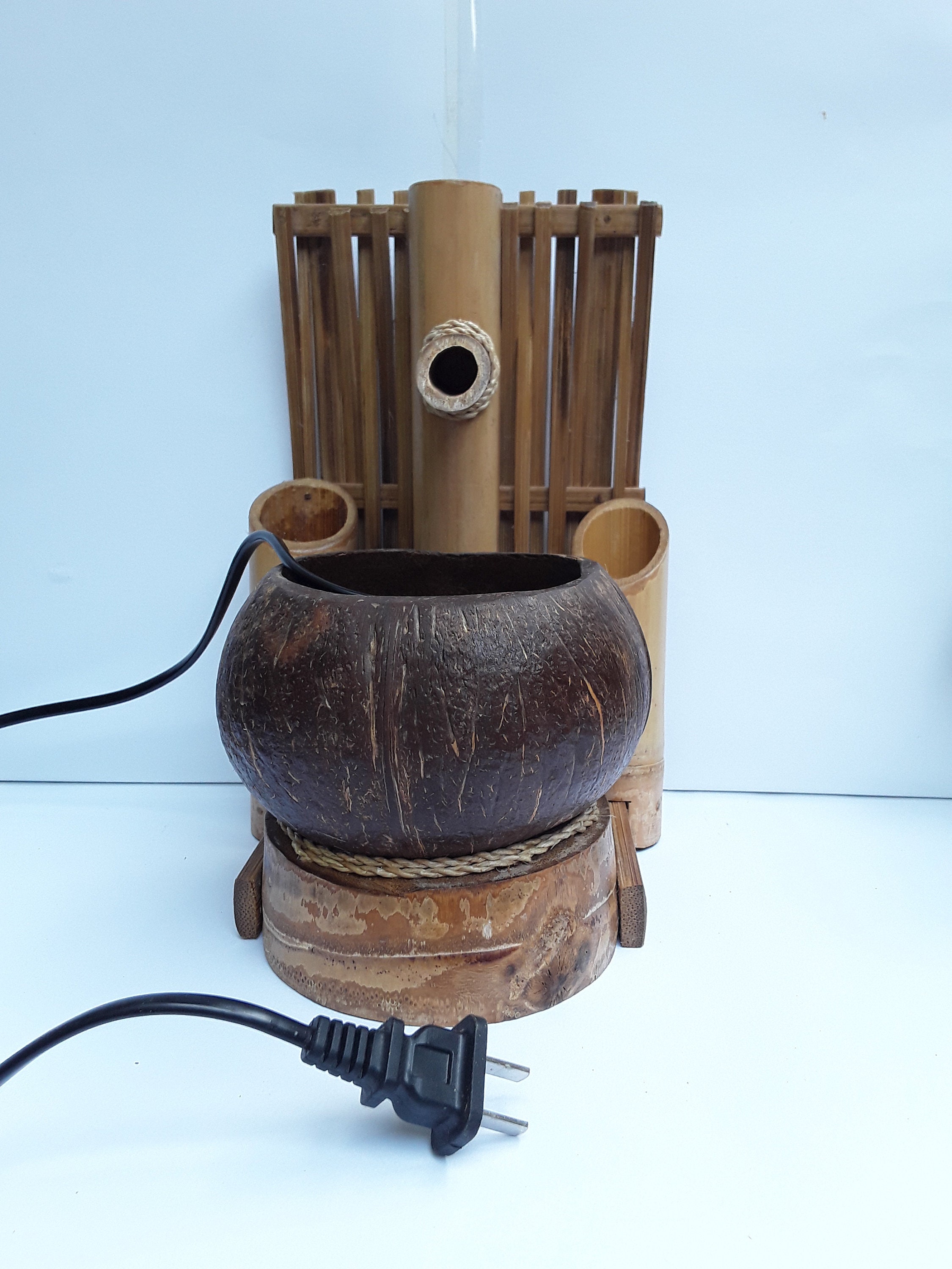 Table Top Water Fountain Back Wall Stylemini Fountainindoor | Etsy