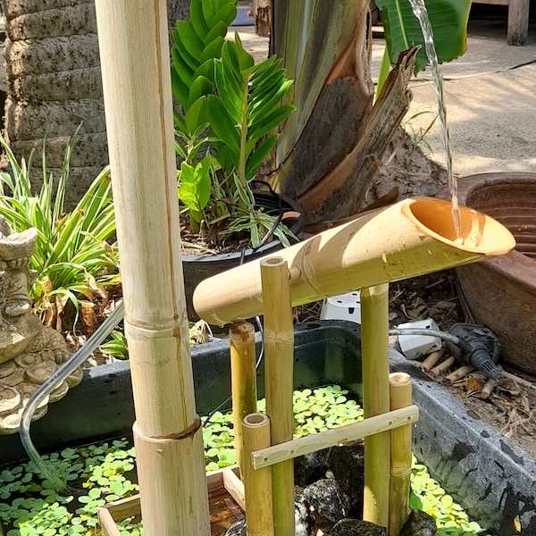 Bamboo Water Fountains Outdoor - Etsy