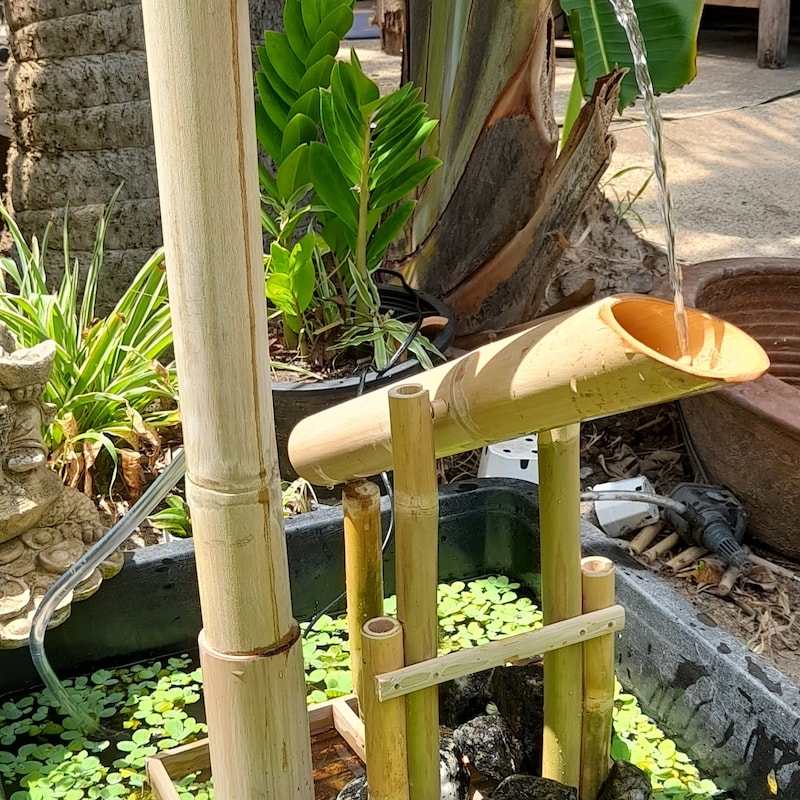 Bamboo Water Fountains Outdoor - Etsy