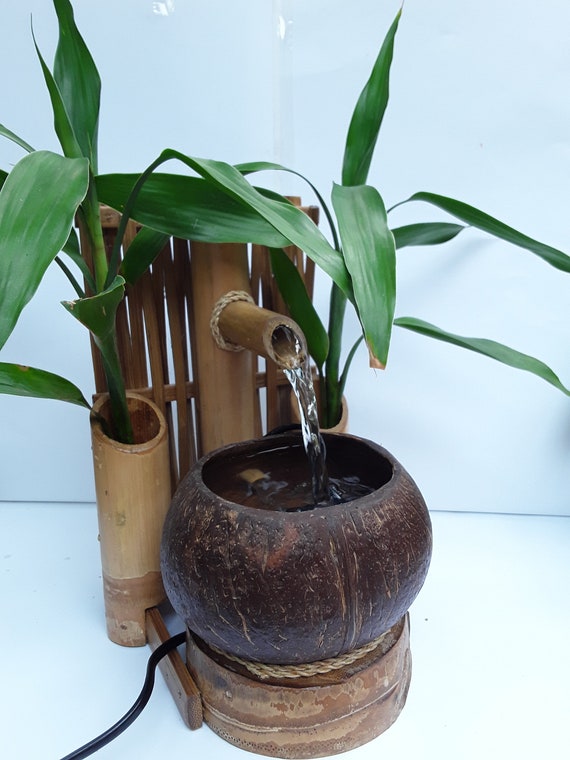 Table Top Water Fountain Back Wall Stylemini Fountainindoor | Etsy