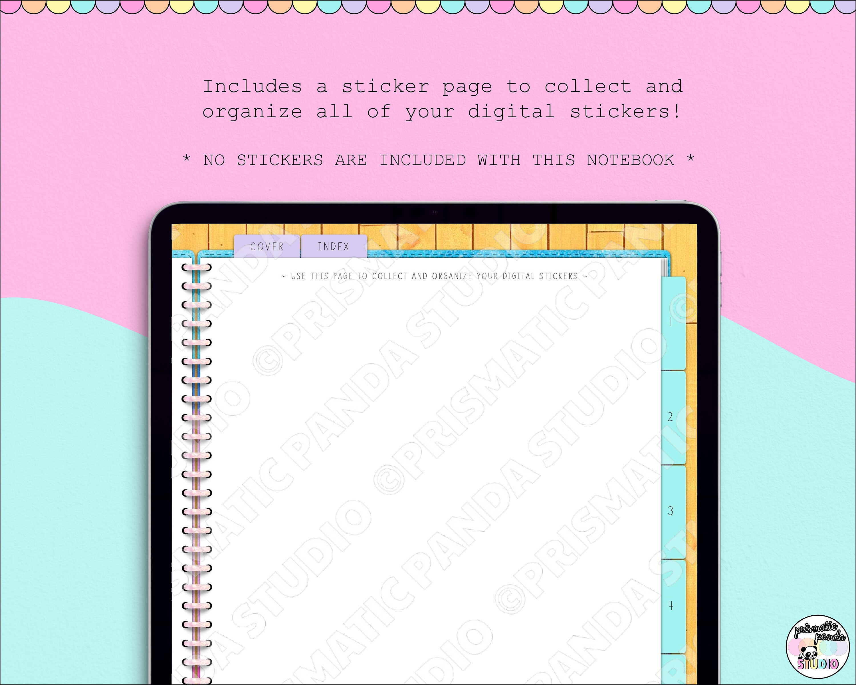 Digital Notebook | 6 Subject | Goodnotes Hyperlinked Journal | iPad ...