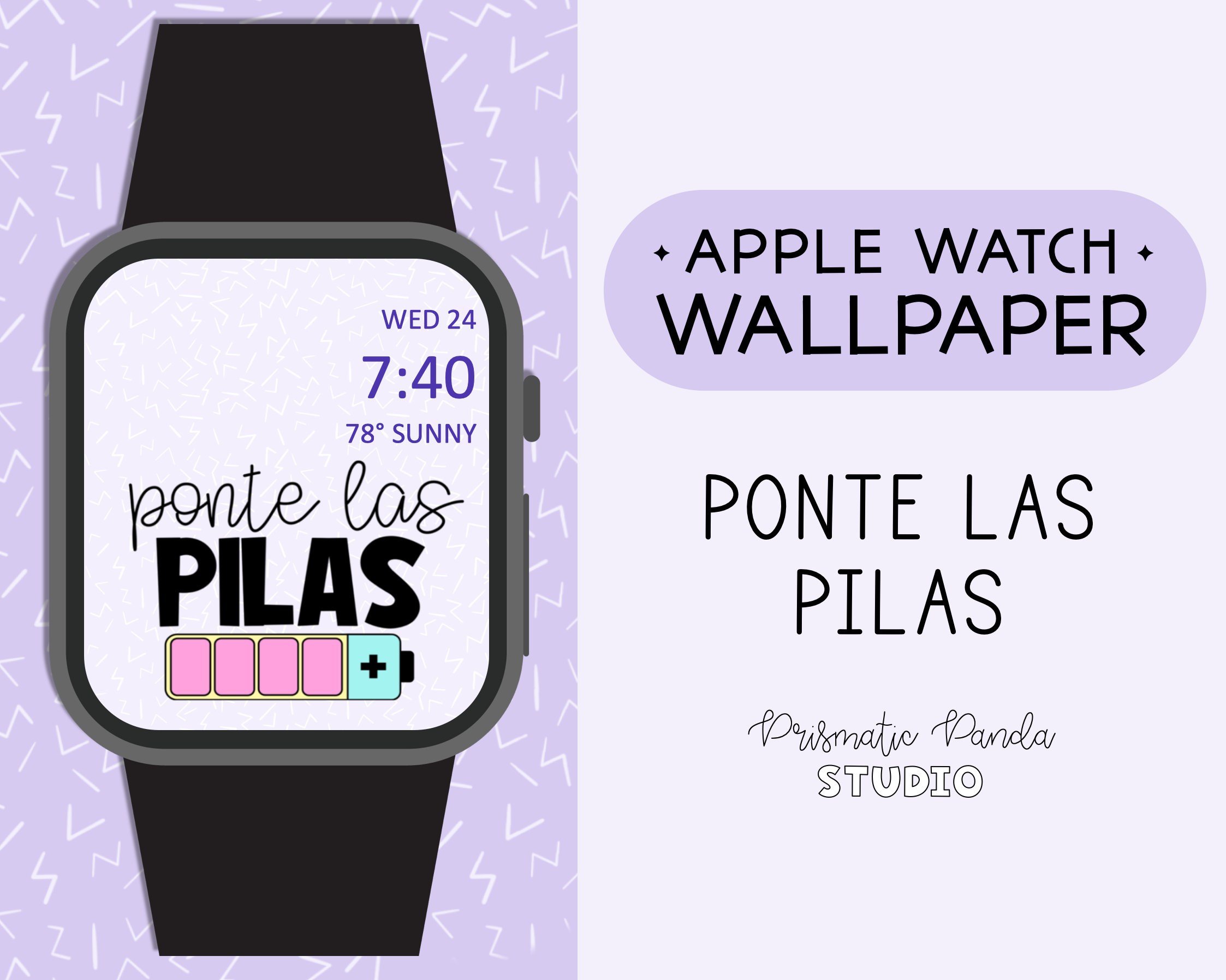 Apple Watch Wallpaper | Spanish Watch Face | Ponte Las Pilas | Apple ...