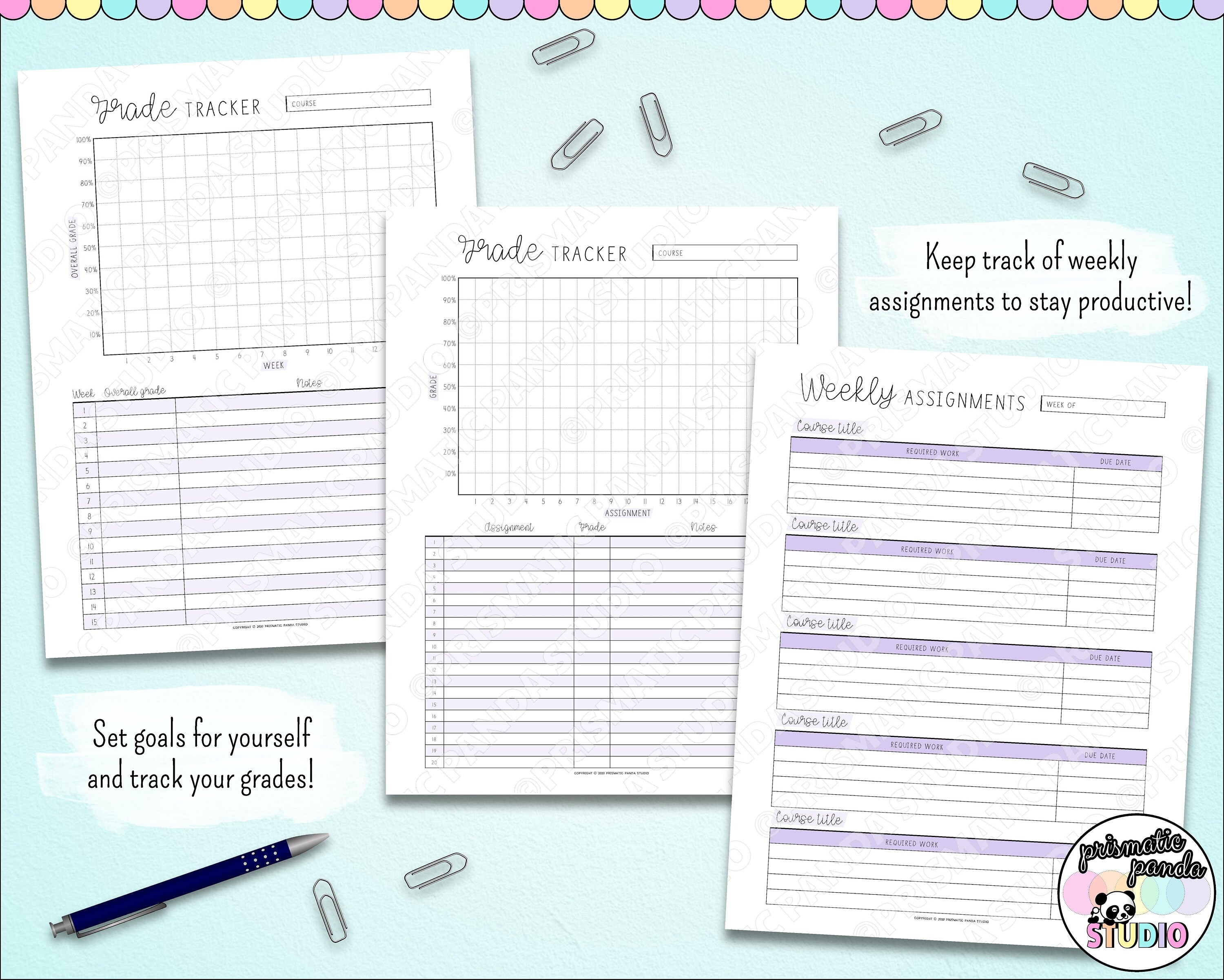 Student Planner Printable | College Planner Printable | Ultimate ...