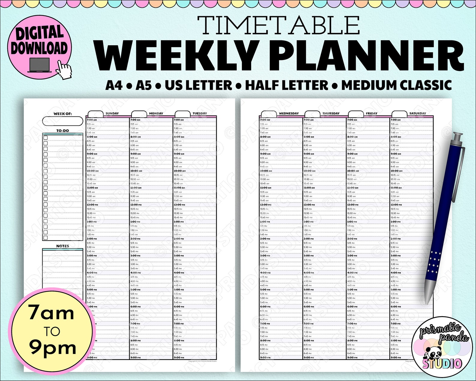 Barber Planner | 15 Minute Planner | Barber Appointment Book Template ...