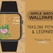 Apple Watch Face | Trailing Pothos and Leopard Print | Houseplant Watch ...