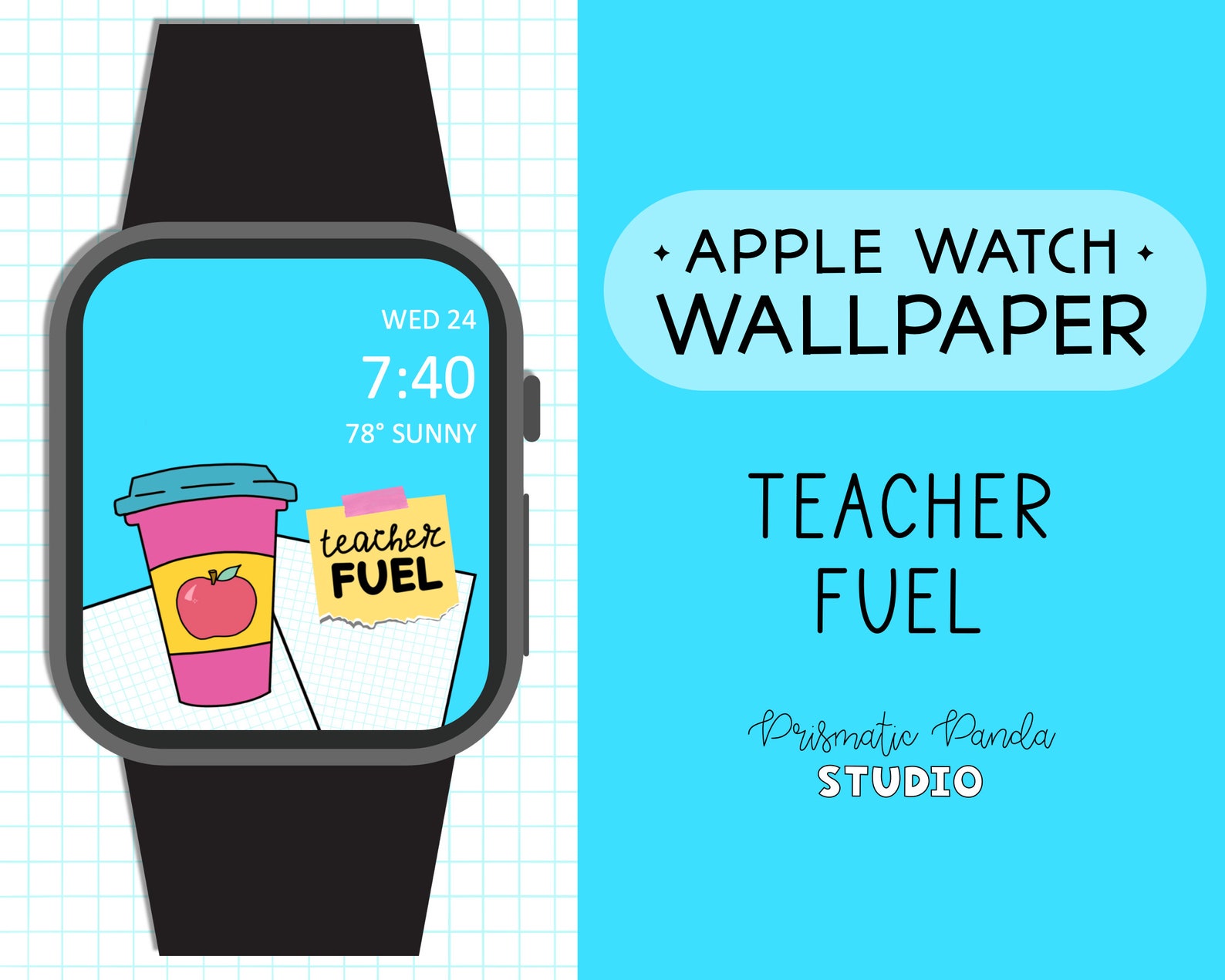 Apple Watch Face | Teacher Fuel | School Teacher Watch Background ...