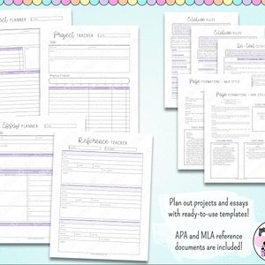 Student Planner Printable | College Planner Printable | Ultimate ...
