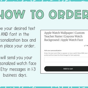 Apple Watch Wallpaper | Custom Teacher Name | Crayons Watch Background ...